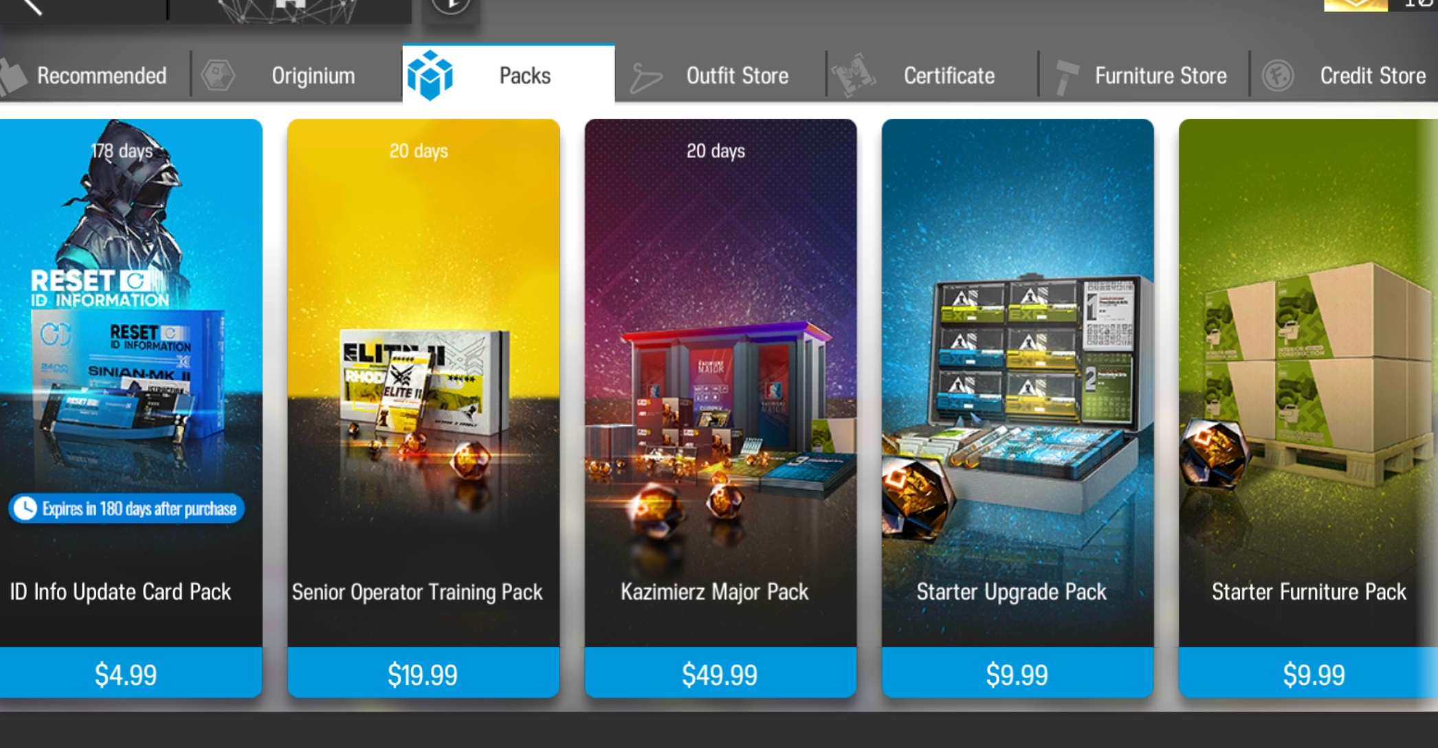 Arknights Senior Operator Training Pack Starter Headhunting Pack 19.99US