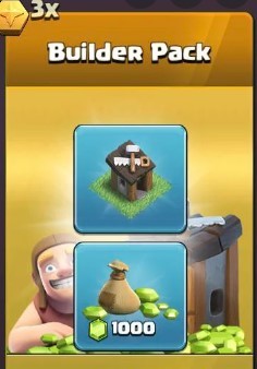 Clash of Clans COC Top up Builder Pack II