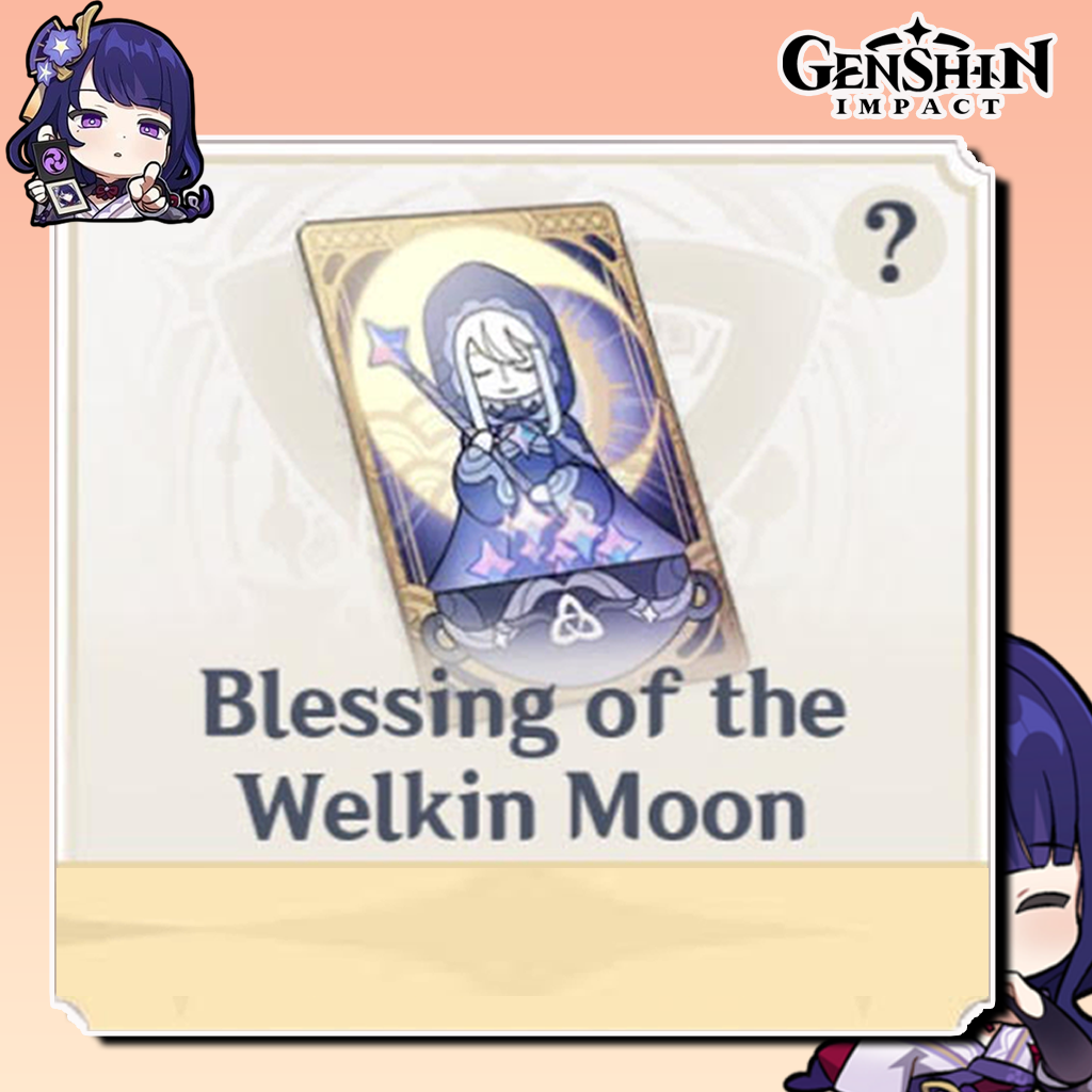 Genshin Impact Top Up Blessing of the Welkin Moon , Instant delivery 24/7